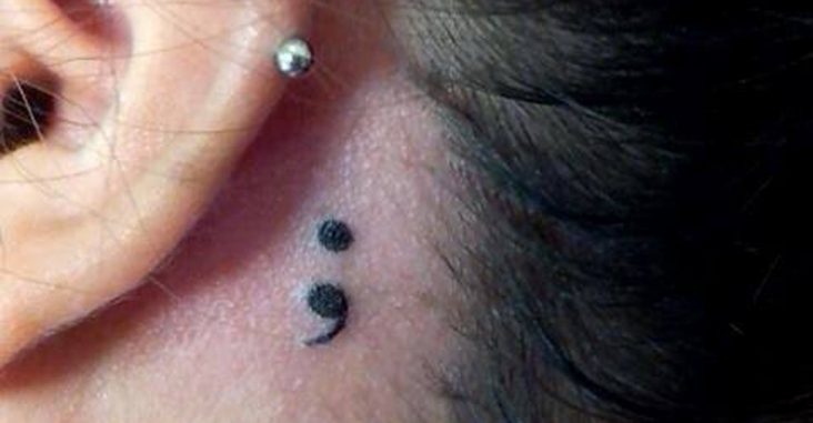 15 Semicolon Tattoo Ideas And Their Meanings - Pulptastic