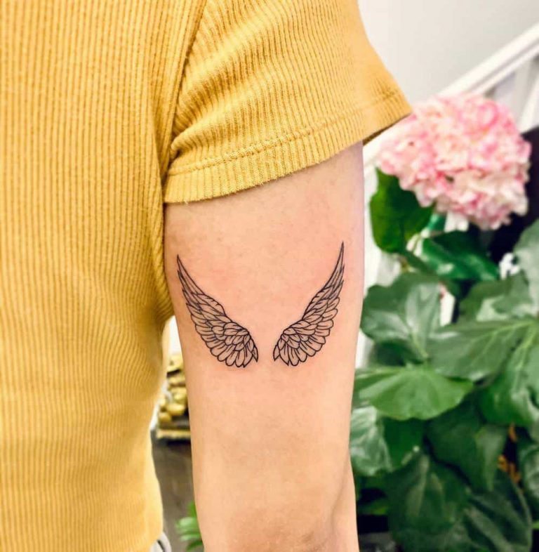 25 Angel Tattoo Designs For Men Of Faith - Pulptastic
