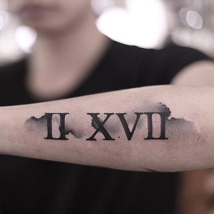 25 Roman Numeral Tattoos For Smart Men - Pulptastic